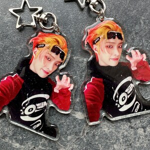 ATEEZ Mingi X Rengoku Keychain | Aniteez | K Pop - Etsy
