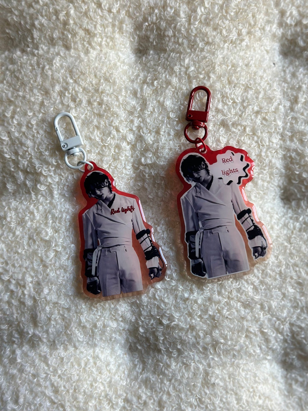 K Pop Stray Kids Keychain Hyunjin Red Lights - Etsy