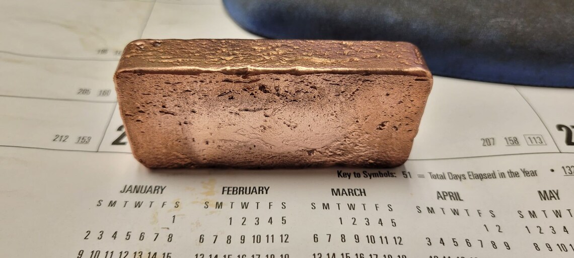 Raw Copper Bar Ingot 1 - Etsy
