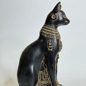 Bastet CAT Statue Egyptian Goddess Statue Real Cat Size Egypt ...