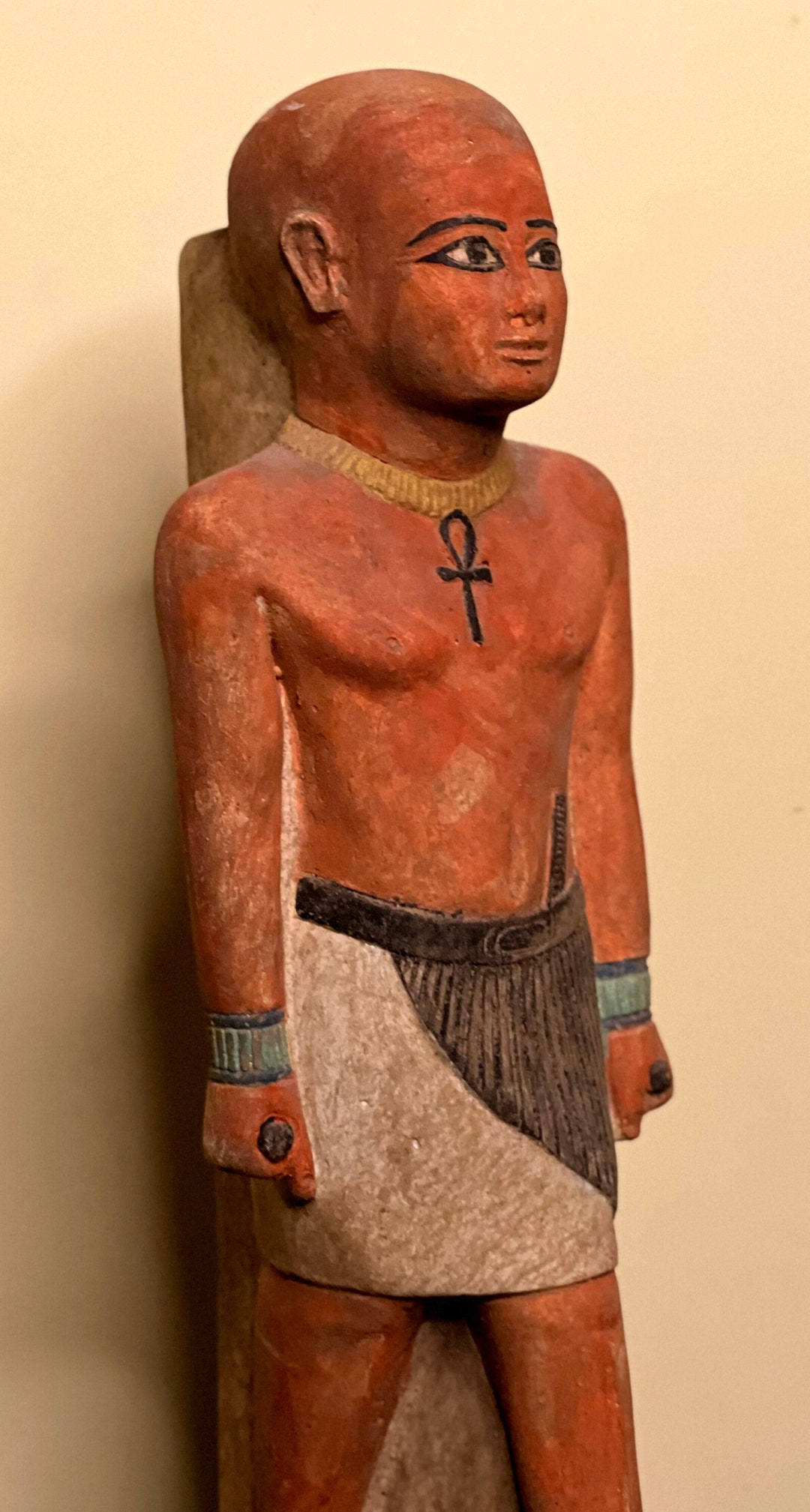 Egyptian Imhotep Statue Sculpture Large Antiques Ancient Egypt Pharaoh ...