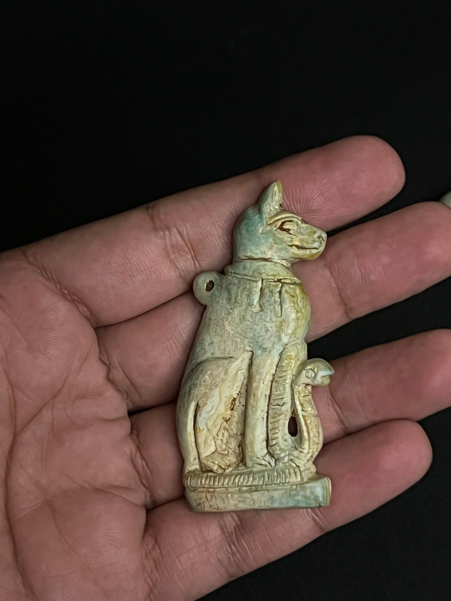 Egyptian Amulets 8 Statue Pharaoh Antiques Ancient Egypt - Etsy