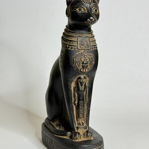 Bastet CAT Statue Egyptian Goddess Statue Real Cat Size Egypt ...