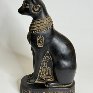 Bastet CAT Statue Egyptian Goddess Statue Real Cat Size Egypt ...