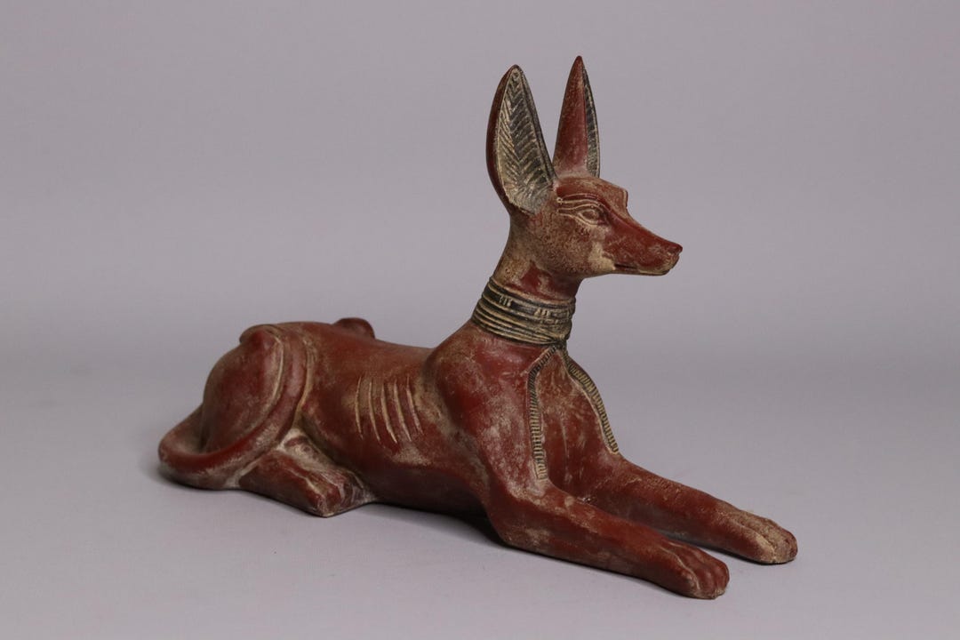 Egyptian Anubis Statue God Deity Dog Pharaonic Egypt Sculpture Stone - Etsy
