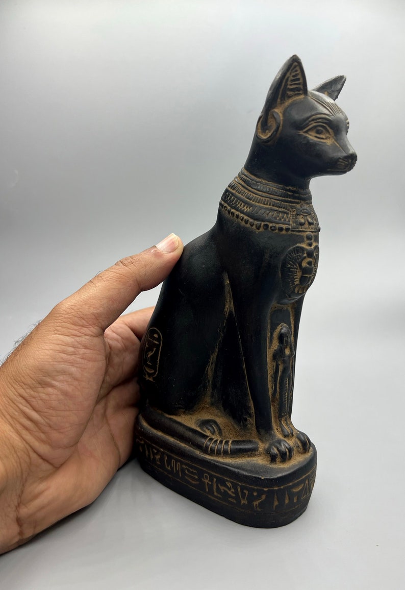 Egyptian Bastet Cat - Goddess Statue Antique Egypt Pharaonic Handmade ...
