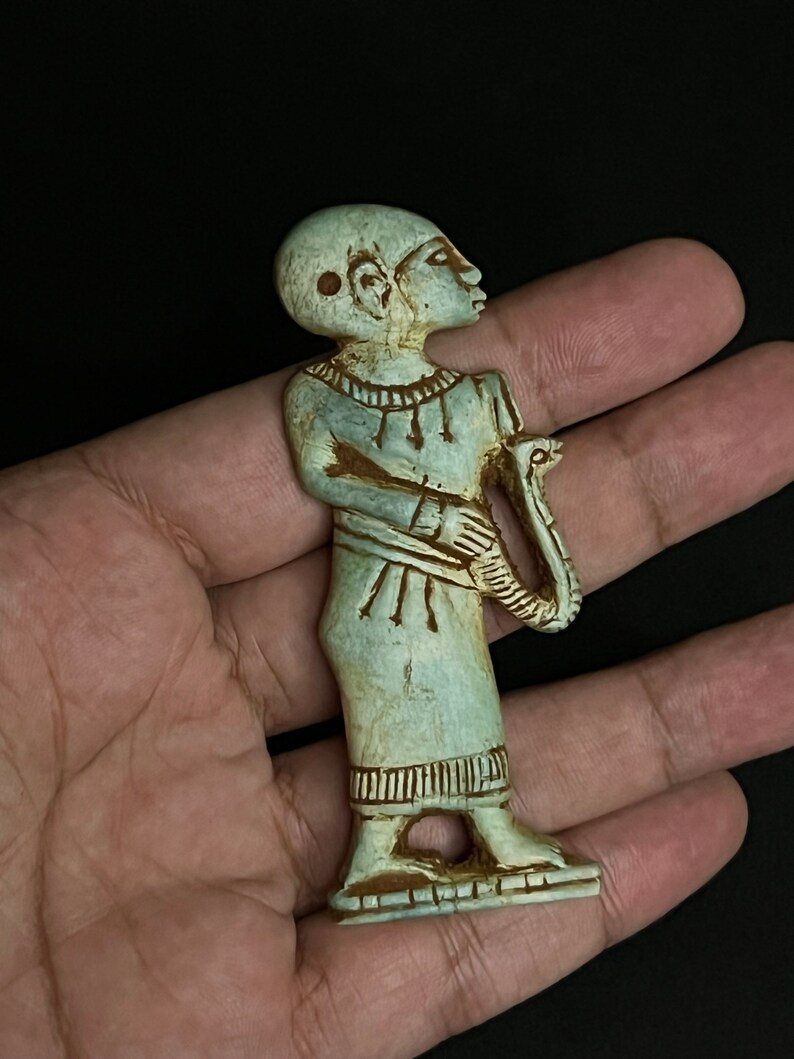 Egyptian Amulets 8 Statue Pharaoh Antiques Ancient Egypt - Etsy