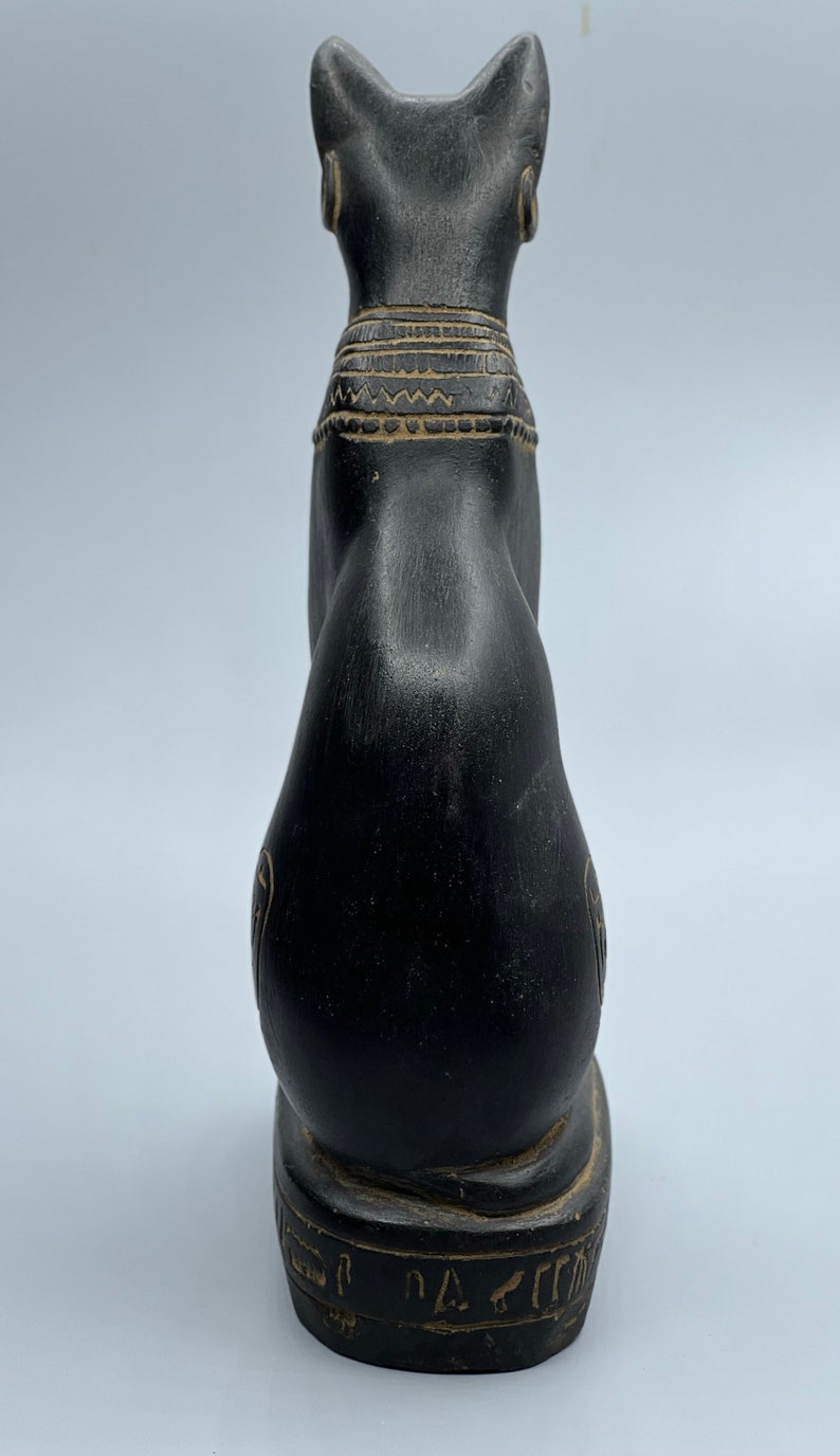 Egyptian Bastet Cat, Goddess Statue Antique Egypt Pharaonic Handmade ...