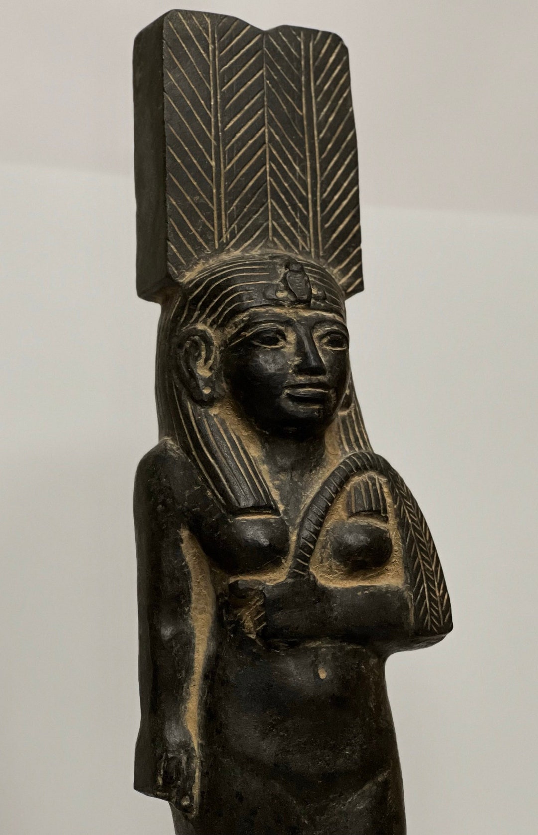 Ancient Egyptian Sculpture Statue Queen Tiye Egypt Antiques Black ...