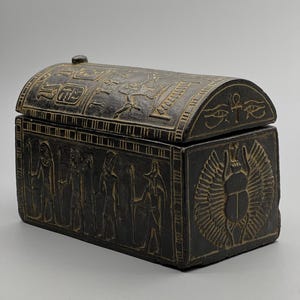 Ancient Egyptian Sculptures Jewelry Pharaonic Box Stone Statue Egypt ...