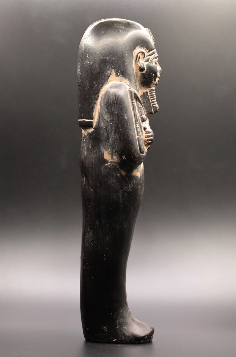 Egyptian Ushabti Statue – King Tutankhamun Pharaoh Sculpture Stone ...
