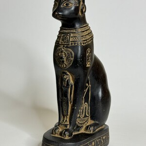 Bastet CAT Statue Egyptian Goddess Statue Real Cat Size Egypt ...