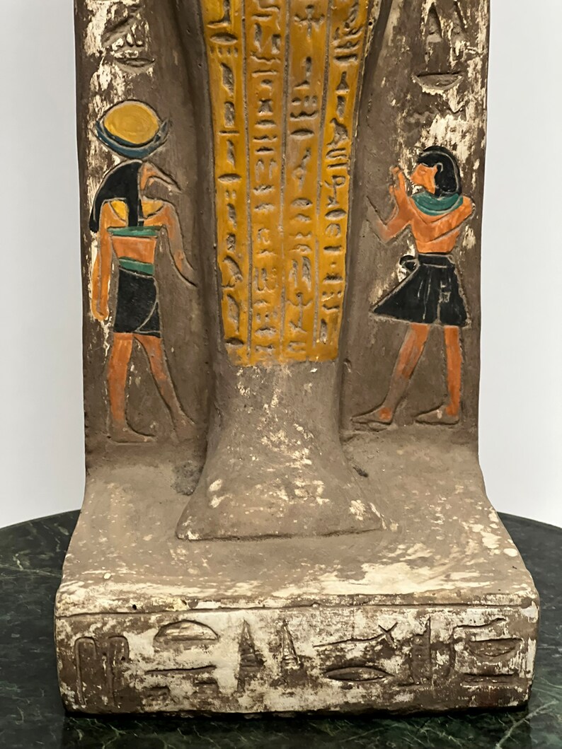 Ancient Egypt King Tut Sculpture | Pharaonic Handmade Stone Statue ...