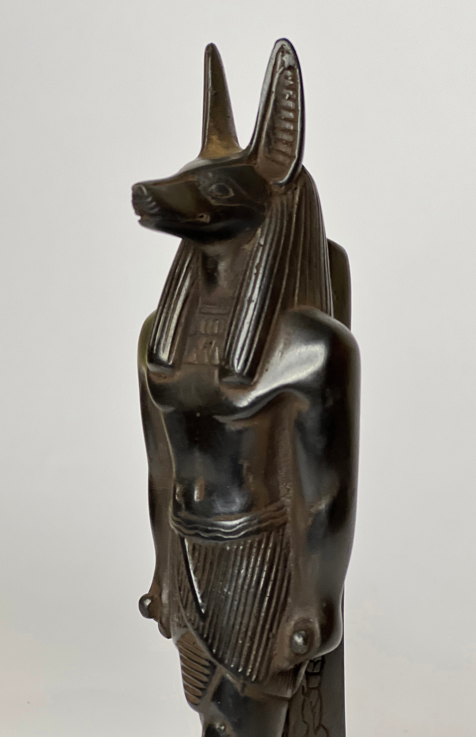 2 Egyptian Statue Anubis and Thoth Antique Ancient Egypt Gods - Etsy