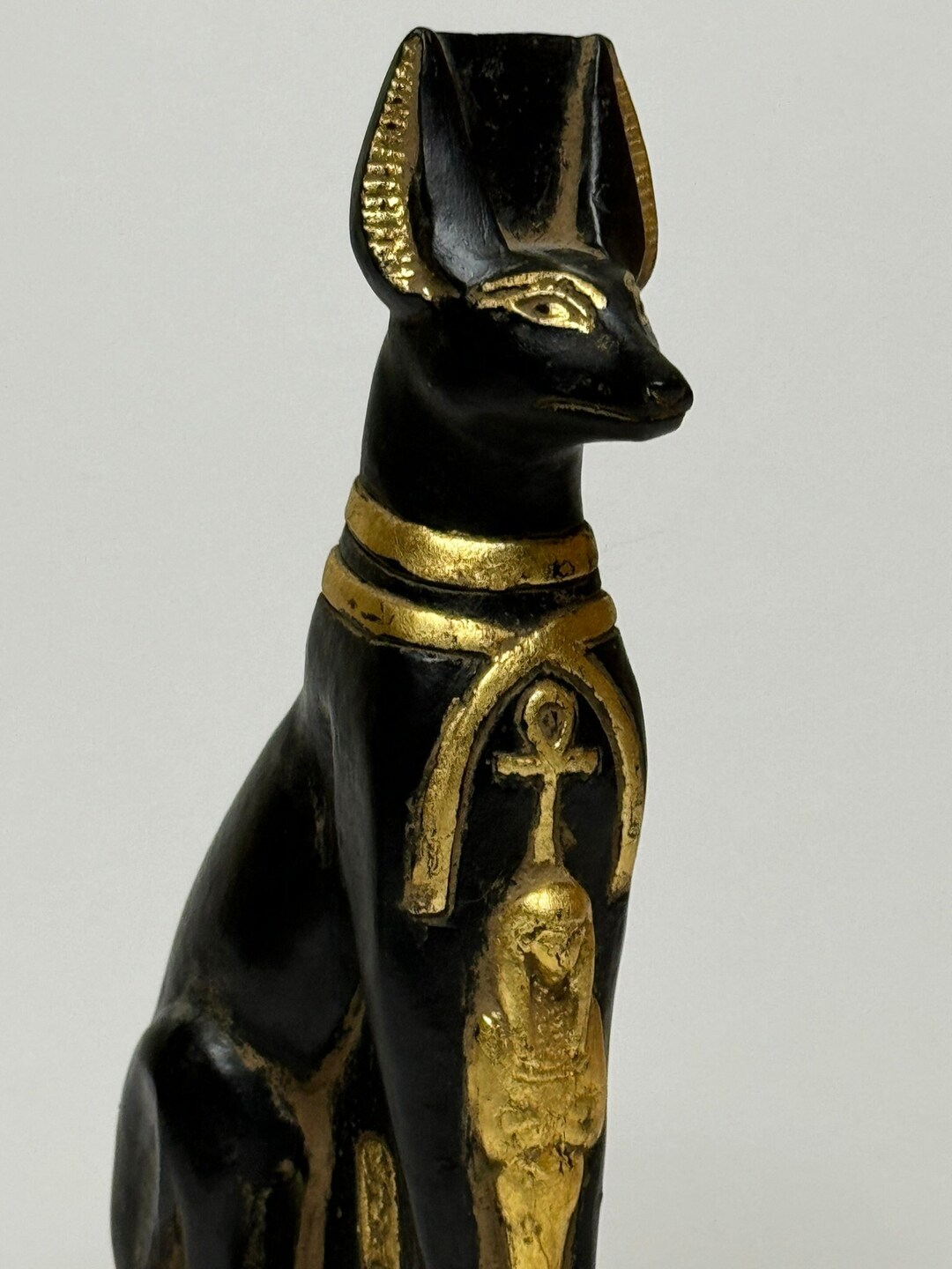 Egyptian Anubis Statue, Mythology Decor, Sculpture Stone, Black and ...