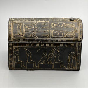Ancient Egyptian Sculptures Jewelry Pharaonic Box Stone Statue Egypt ...