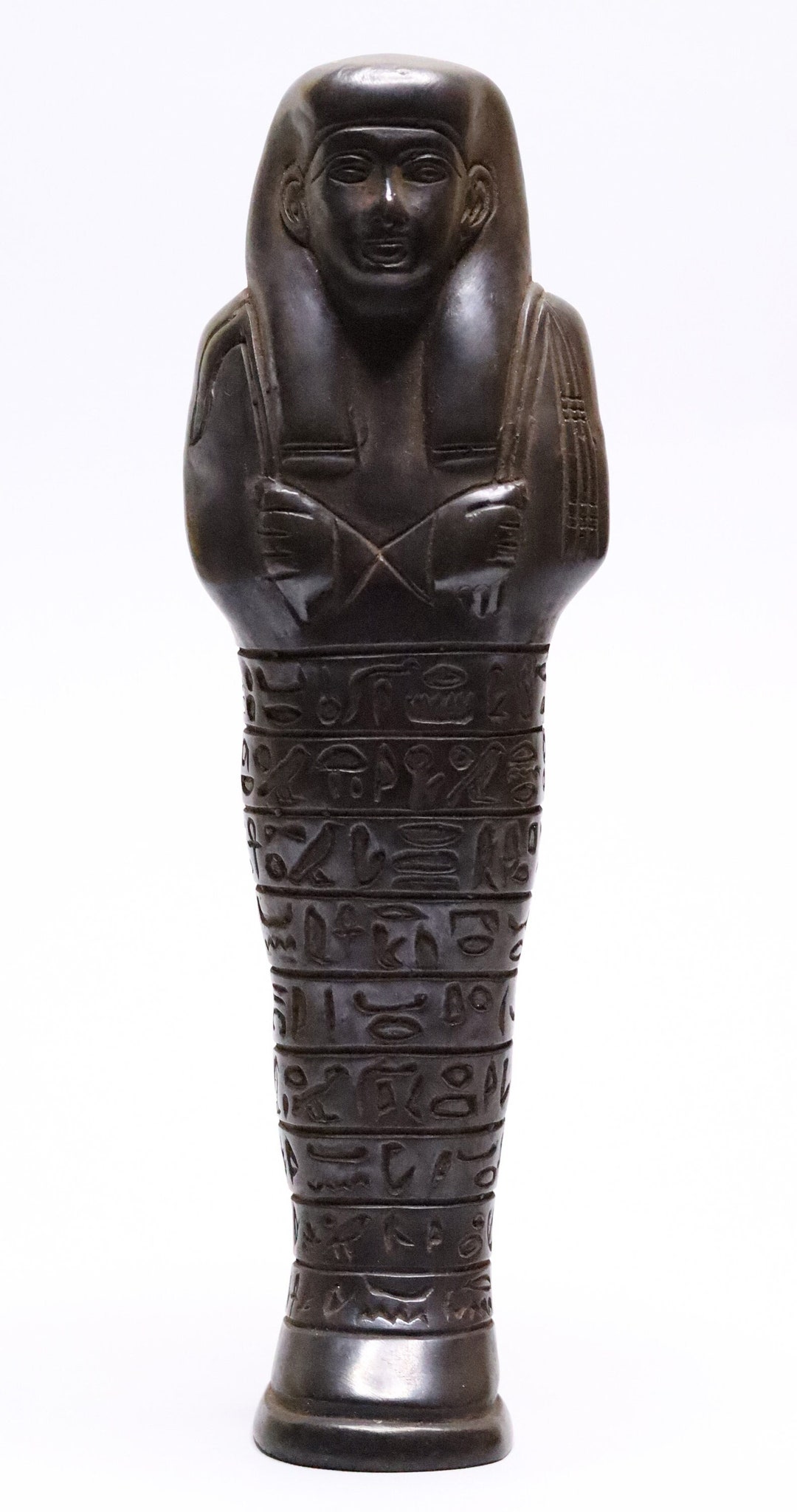Egyptian Pharaoh Ushabti King Tut Statue Hieroglyphs Antique Ancient ...