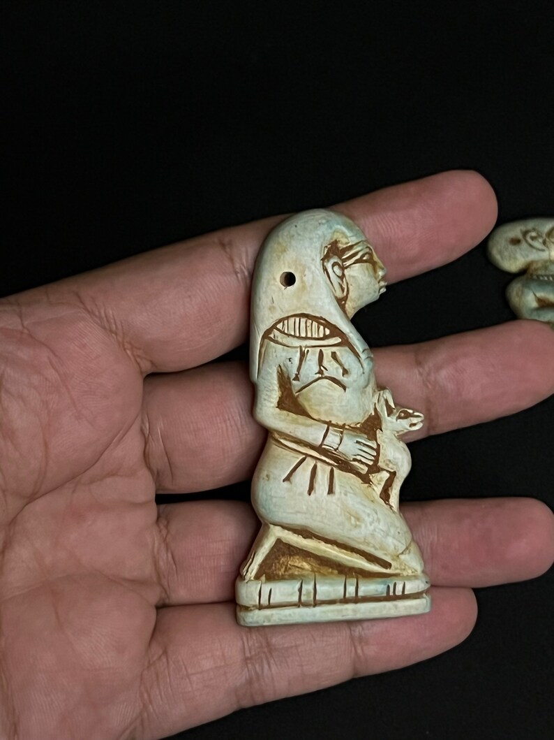 Egyptian Amulets 8 Statue Pharaoh Antiques Ancient Egypt - Etsy
