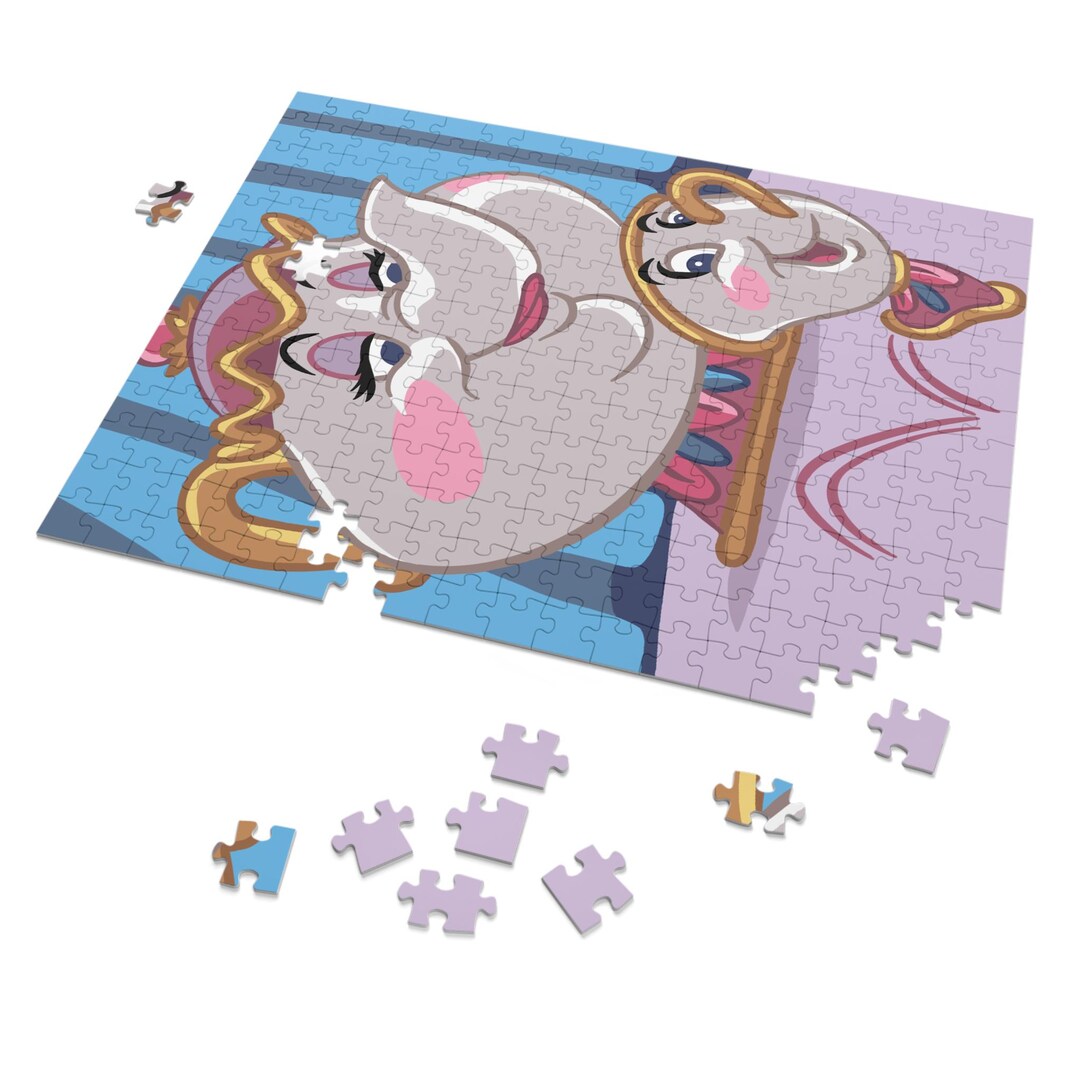 Mrs. Potts and Chip Jigsaw Puzzle With Tin - Etsy