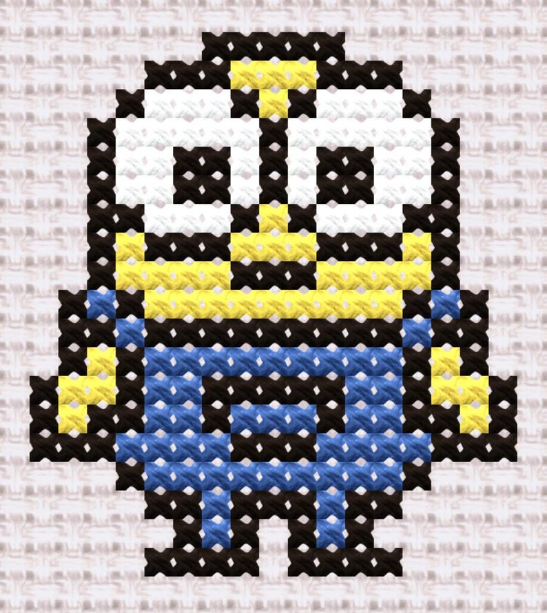 Minion Cross Stitch - Etsy