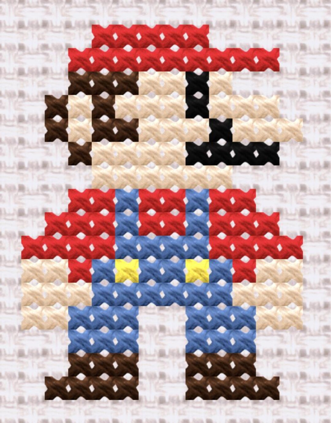Mario Cross Stitch - Etsy