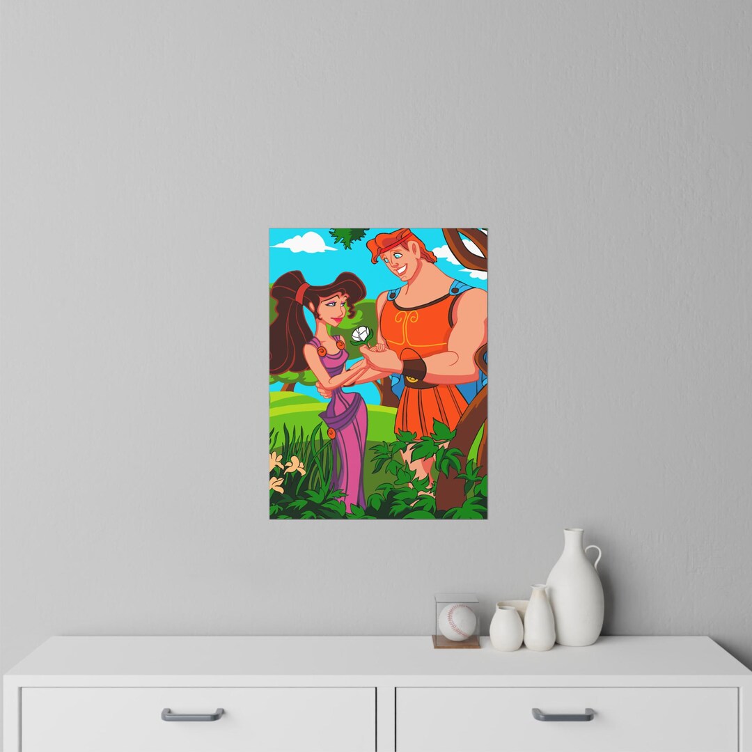 Hercules and Megara Wall Decals, Hercules and Meg, Kids Room Decor ...