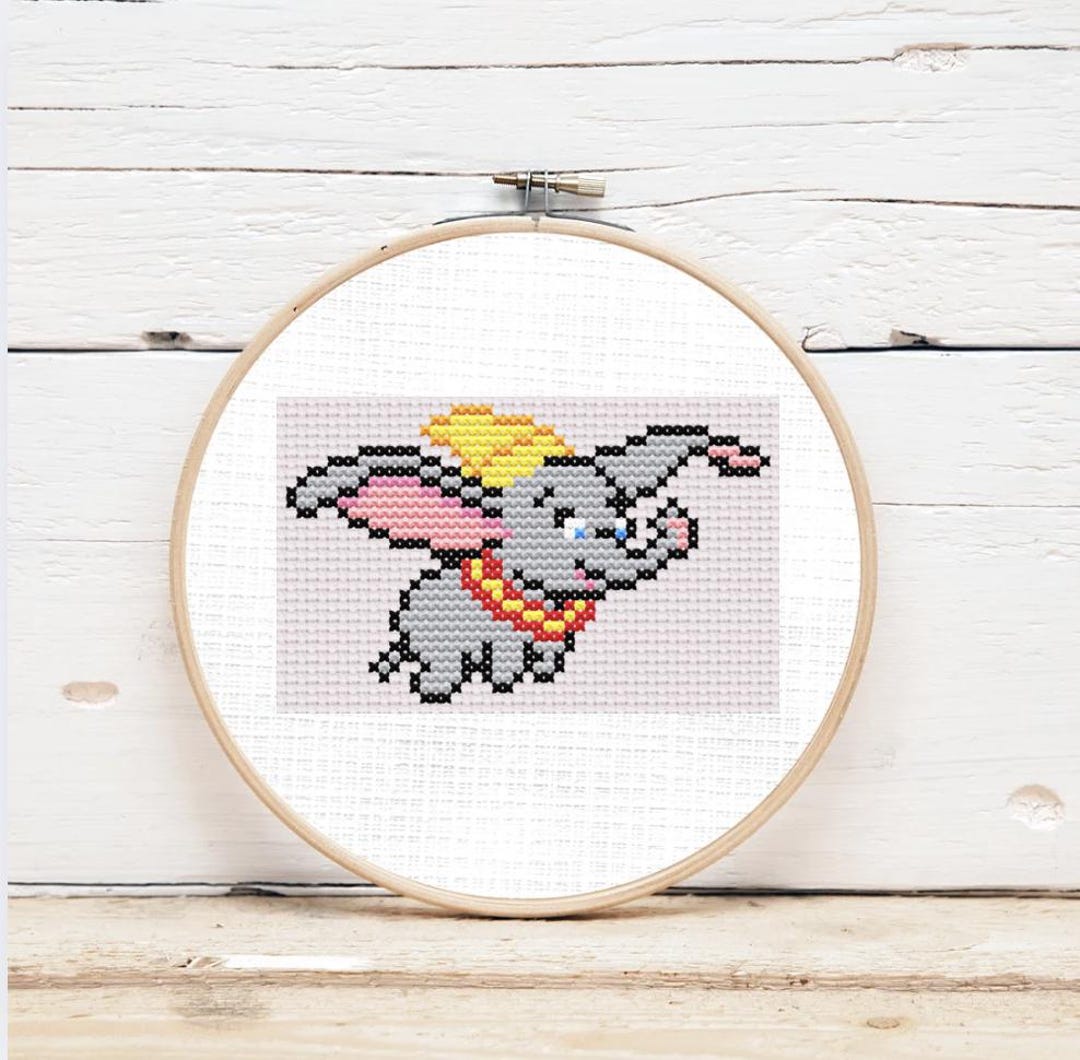 Dumbo Cross Stitch - Etsy