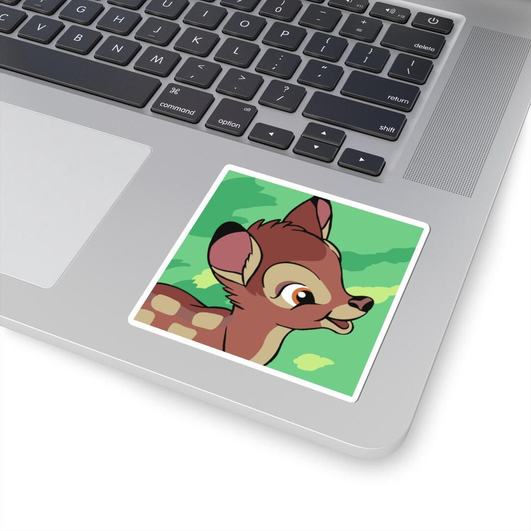 Bambi Kiss-cut Stickers for Nature Lovers, Cute Laptop Decal, Woodland ...