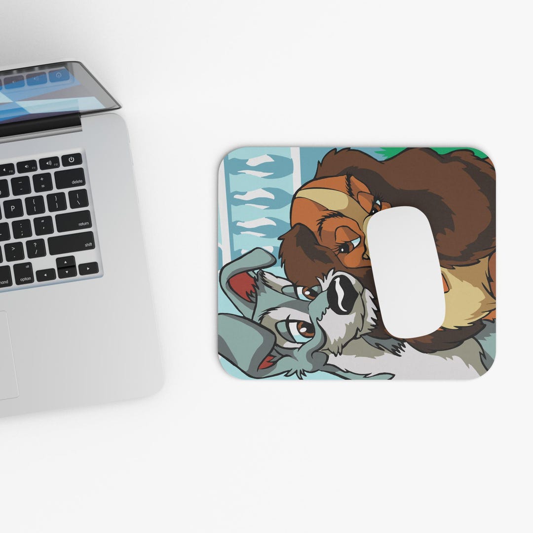 Lady and the Tramp Mouse Pad rectangle - Etsy