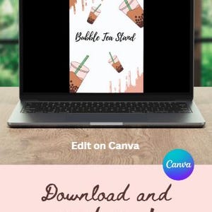 Custom Bubble Tea Sign for Weddings and Parties Unique Bridal Shower ...