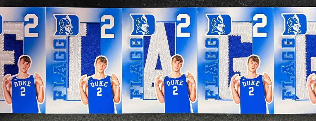 Cooper Flagg Duke Basketball Custom Patch Card - Etsy