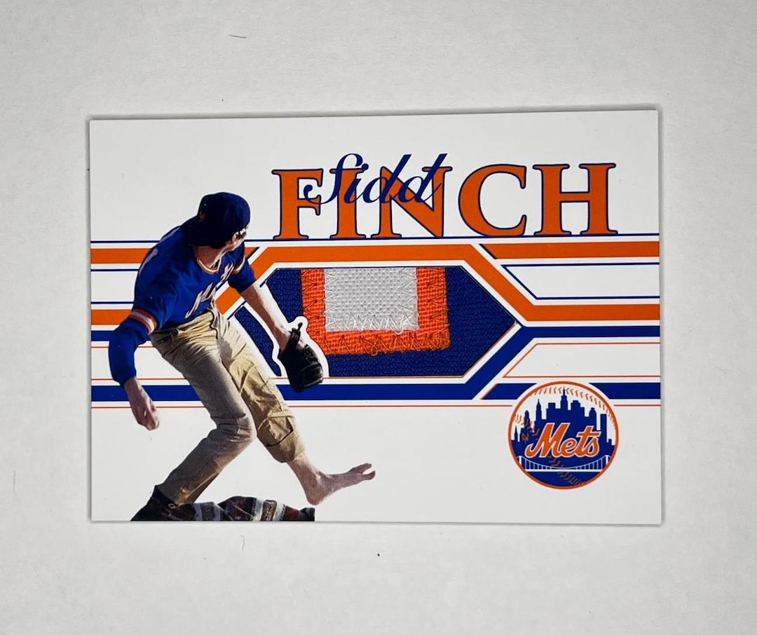 Sidd Finch New York Mets Custom Patch Art Card April Fools Day Sports ...