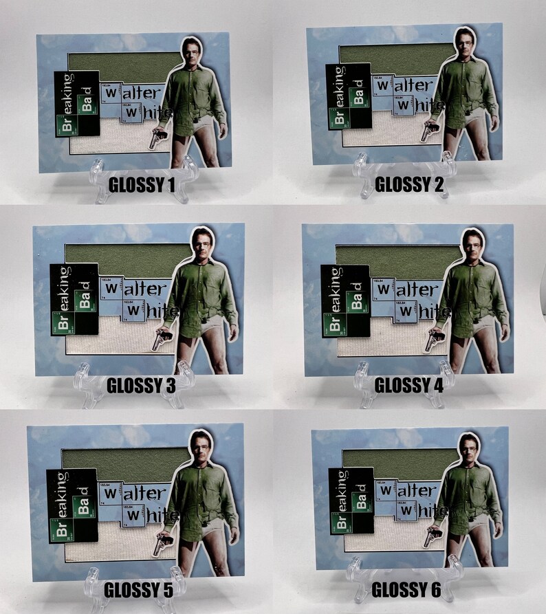 Walter White Breaking Bad Custom Patch Card Opening Scene Green Shirt ...