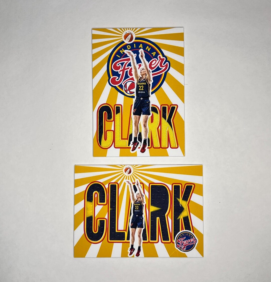Caitlin Clark Indiana Fever Custom Patch Art Card - Etsy