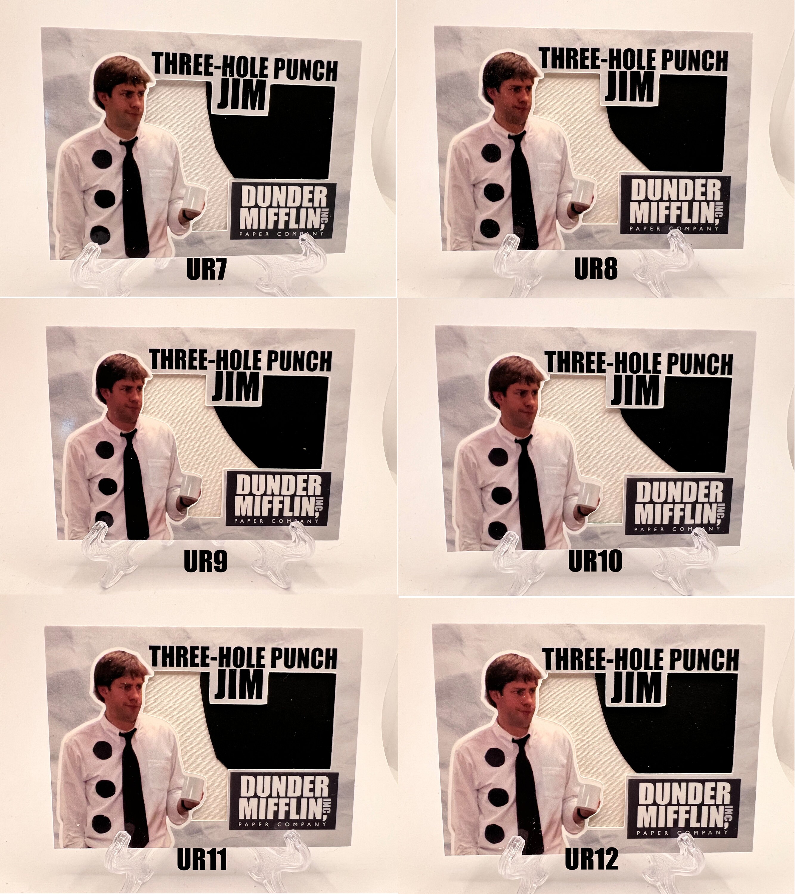 Jim Halpert the Office Dunder Mifflin Custom Patch Card Art Three Hole ...