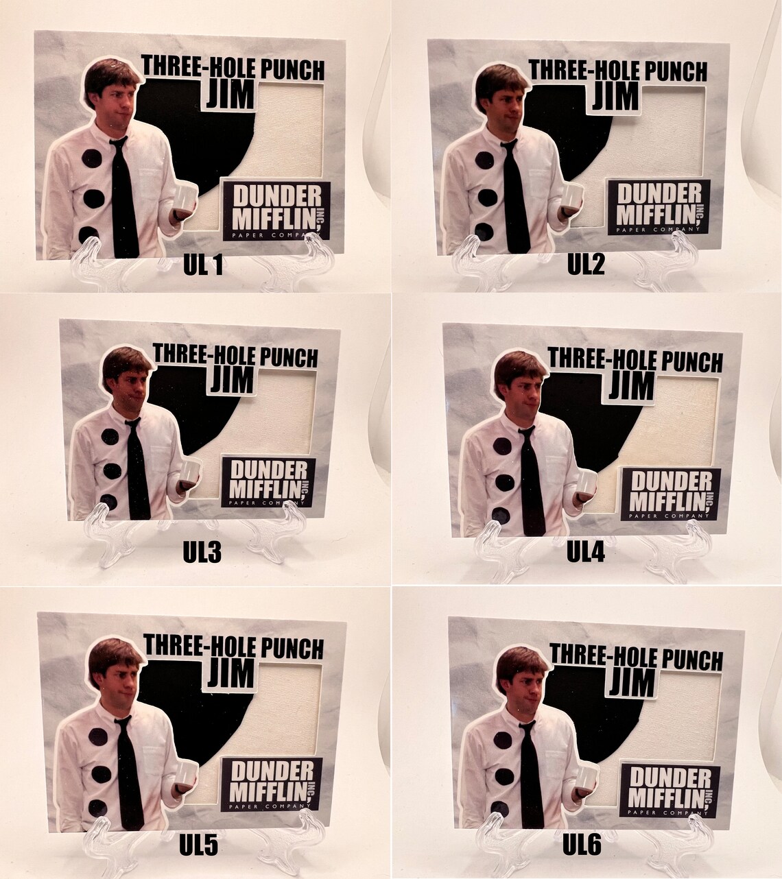 Jim Halpert the Office Dunder Mifflin Custom Patch Card Art Three Hole ...