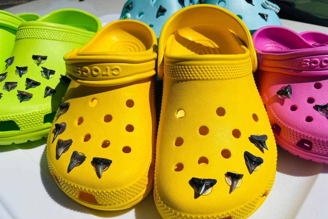 Shark Teeth Croc Charm 11 Piece Set - Etsy