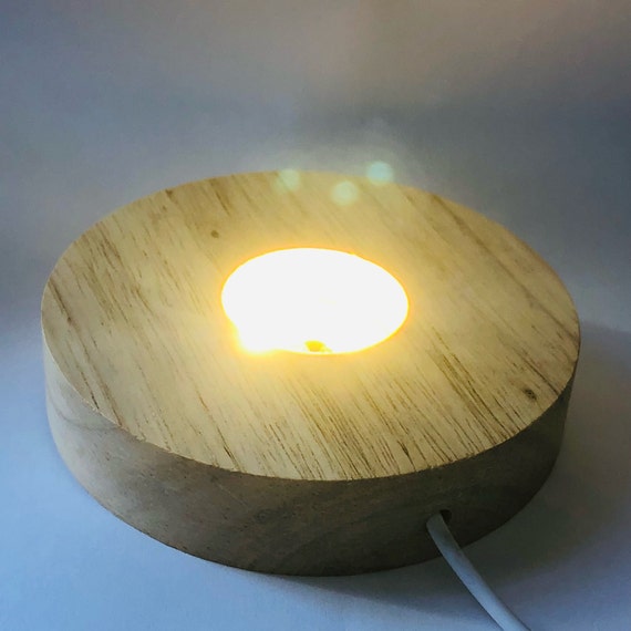 Circular Wooden Display Base - Etsy