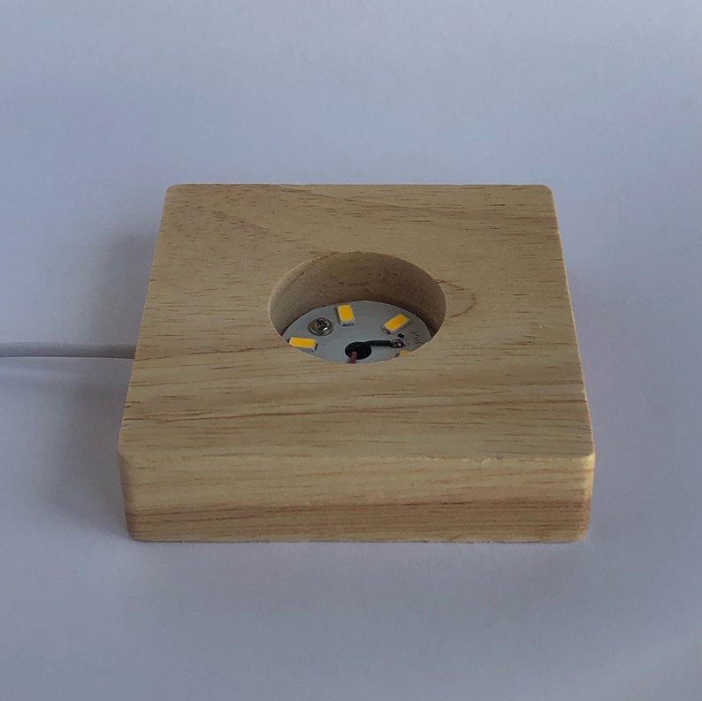 Square Wooden Display Base - Etsy