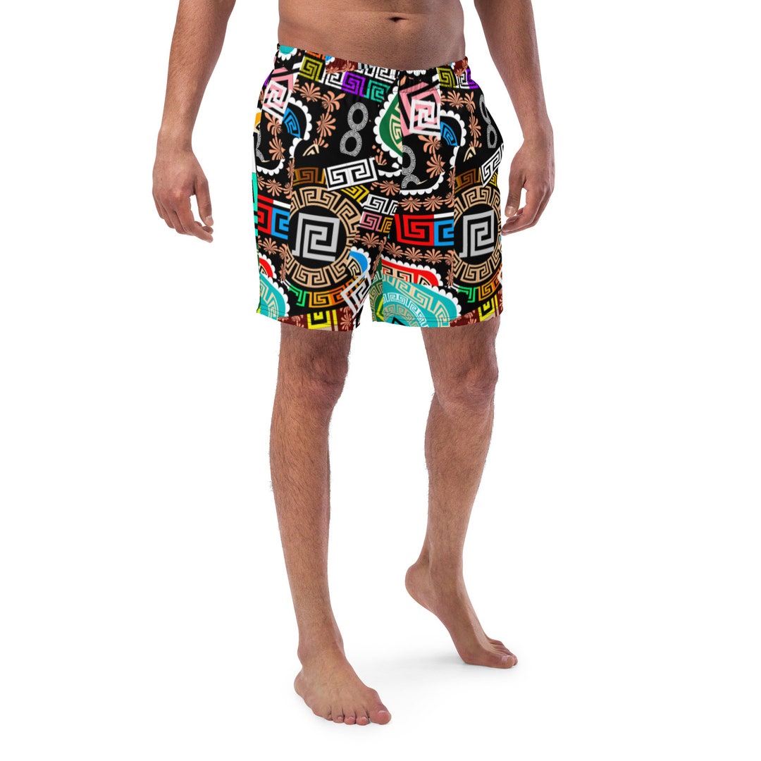 Italian Scroll Men's Swim Trunks - Etsy