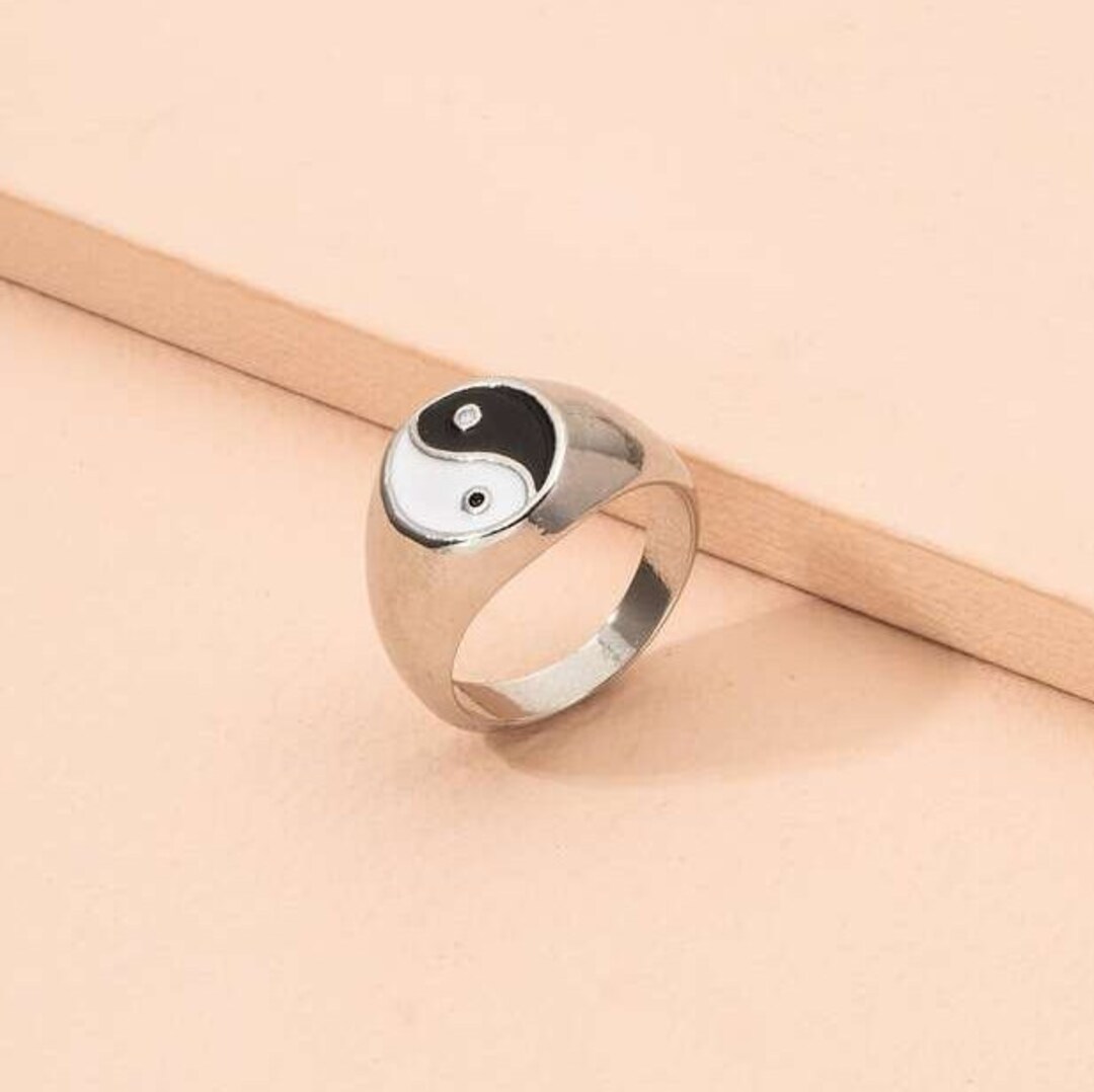 Yin Yang Ring Men's Ring Beautiful Ring Japanese Ring - Etsy