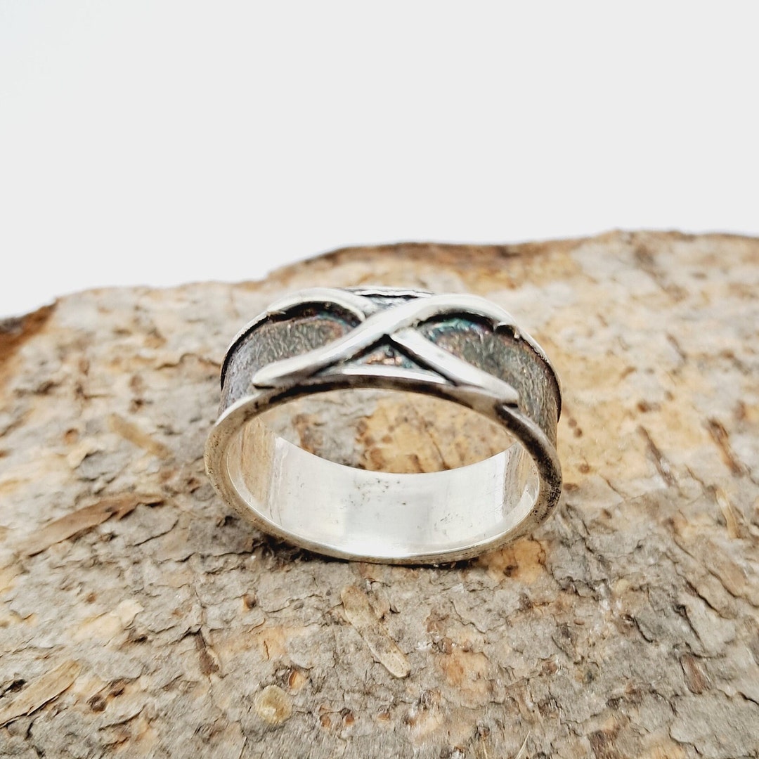 Antique Goku Ring, Handmade Ring, 925 Silver Ring, Oxidized Black Goku ...