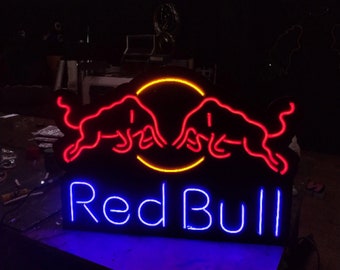 Red Bull Neon Sign - Etsy