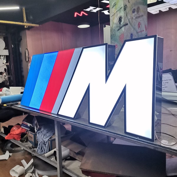 Led Bmw Sign - Etsy