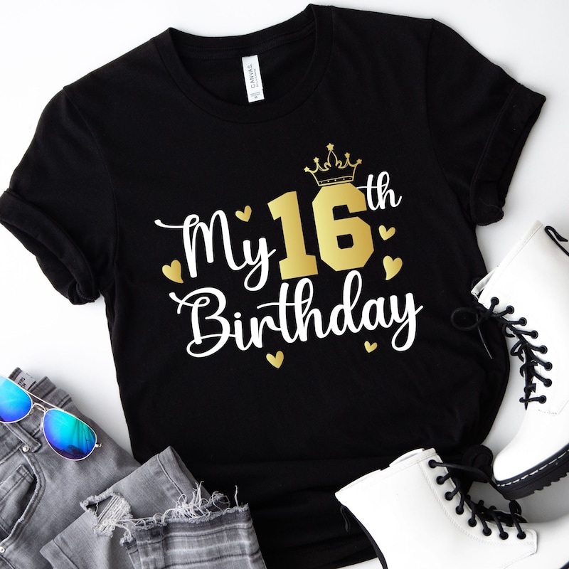 16th Birthday Shirt - Etsy