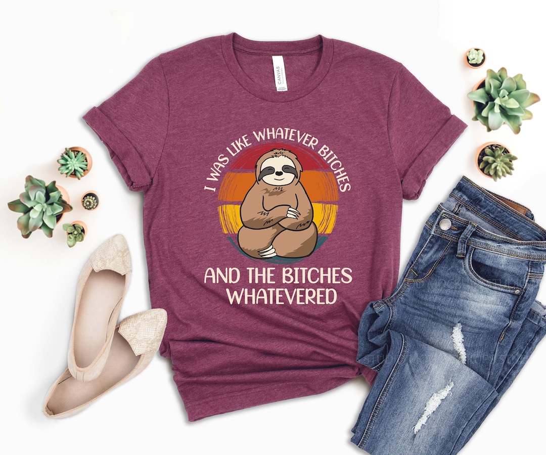 Funny Sloth Graphic T-shirt, Sarcastic Sloth Lover Gift - Etsy