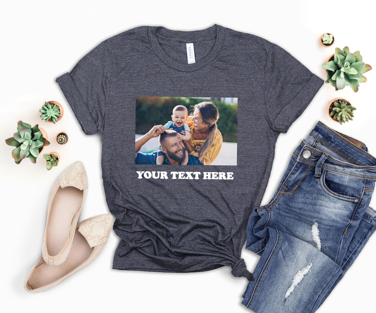 Custom Photo T-shirts Personalized Photo Print Shirts for - Etsy