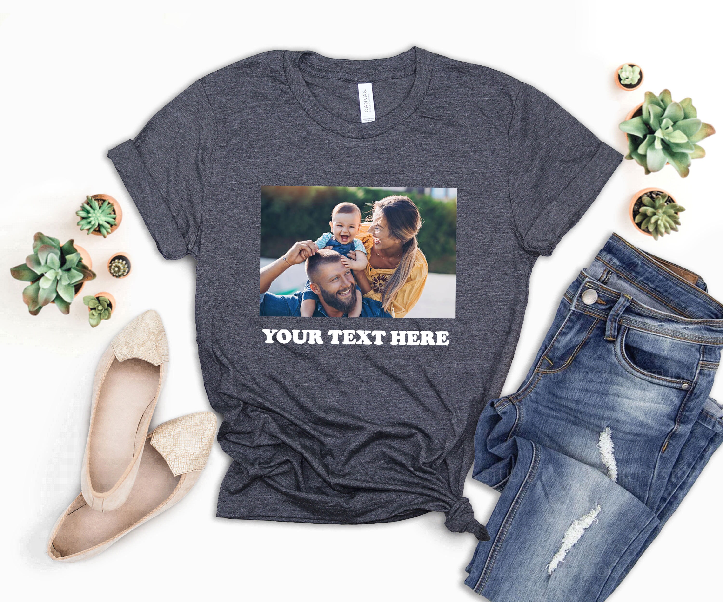 Custom Photo T-shirts Personalized Photo Print Shirts for - Etsy