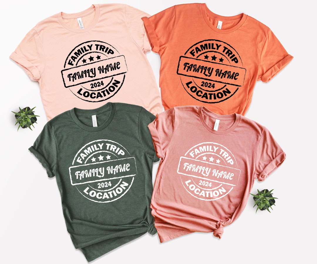 Custom Family Vacation T-shirts, Family Camping Shirts, 2024 Family ...