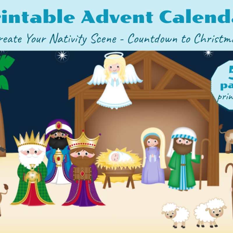Nativity Advent - Etsy